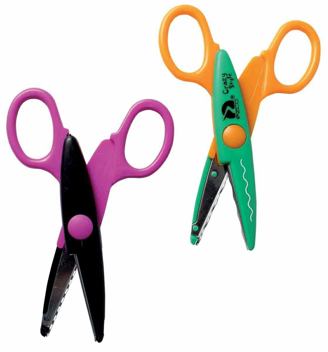 Ciseaux cranteurs vague et zig-zag (2pièces)