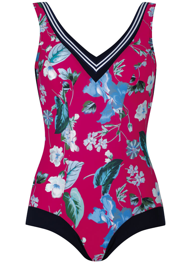 Sunflair Badpak Rood Gebloemd Tot Maat 54 Sunflair Badpak Rood Gebloemd Tot Maat 54