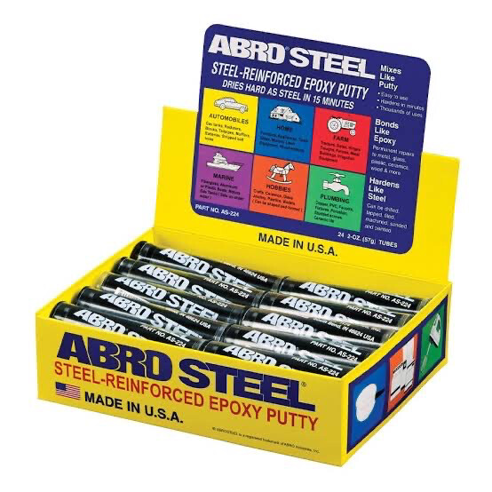 ABRO STEEL REINFORCED EPOXY PUTTY