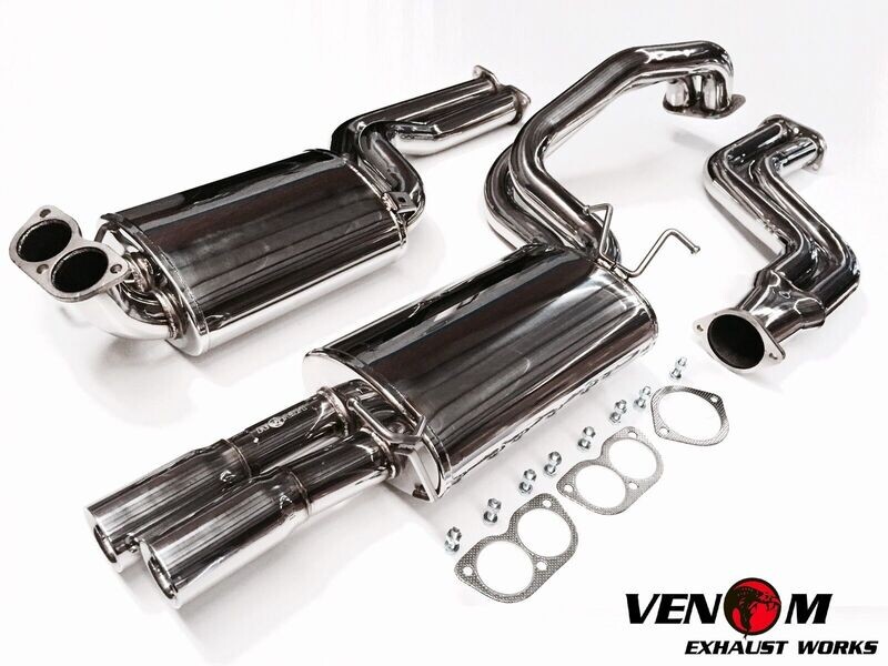 VENOM - FG FGX Turbo Sedan Twin 2.5" Exhaust - Falcon XR6 FPV F6 FORCE6 ...