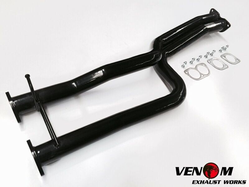 VENOM - FORD BA BF TWIN 2.5" UTE STRAIGHT PIPES - XR6 TURBO XR8 GT FPV ...