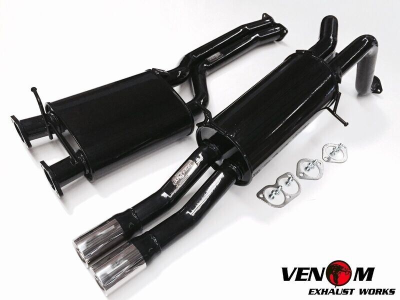 VENOM - BA BF Turbo Ute Twin 2.5" Exhaust - Falcon XR6 FPV F6 FORCE6 BARRA