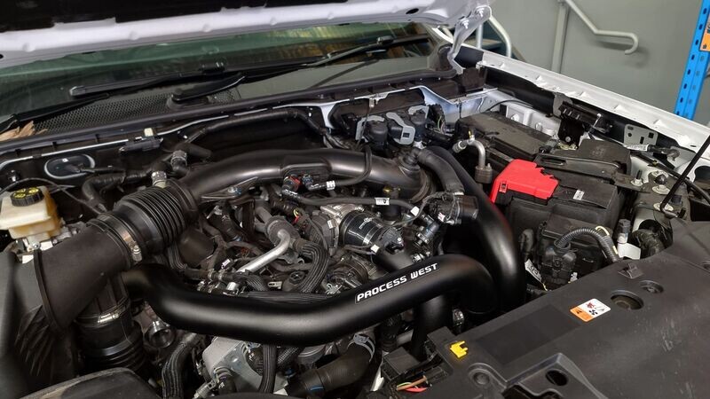PROCESS WEST - Next Gen Ranger Raptor intercooler Piping Kit - Black
