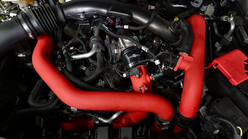 PROCESS WEST - Next Gen Ranger Raptor Intercooler Piping Kit - Wrinkle Red