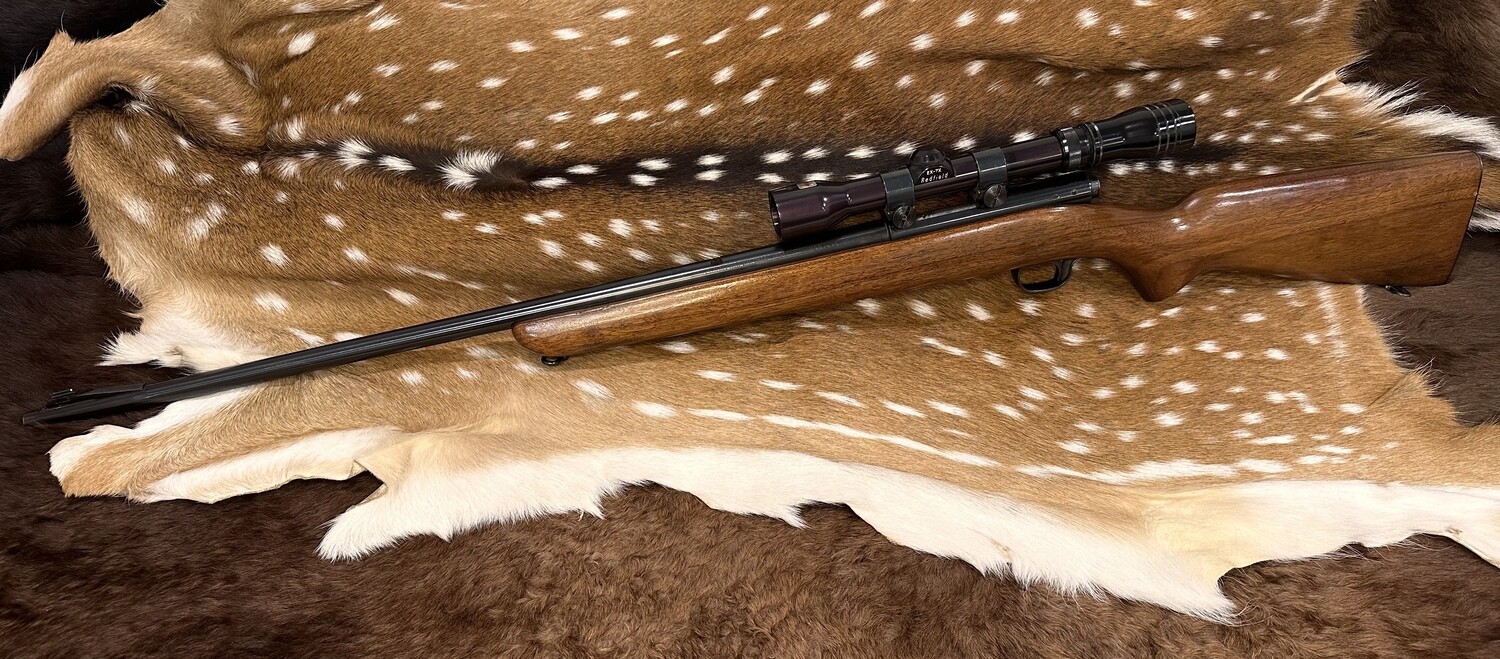 1951 Winchester Model 43 .22 Hornet Bolt Action Rifle with Scope