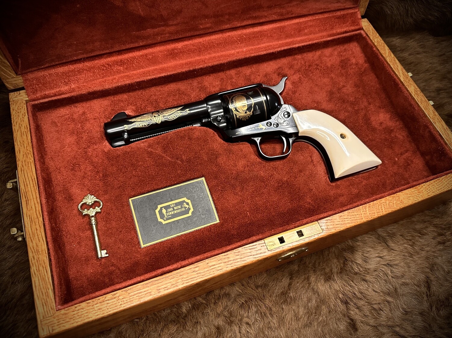 John Wayne Commemorative Colt Single Action Army .45 Colt with Display Case