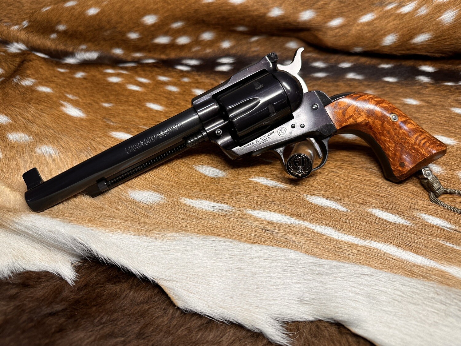 Custom 3 Screw Ruger Blackhawk .45 Colt Revolver