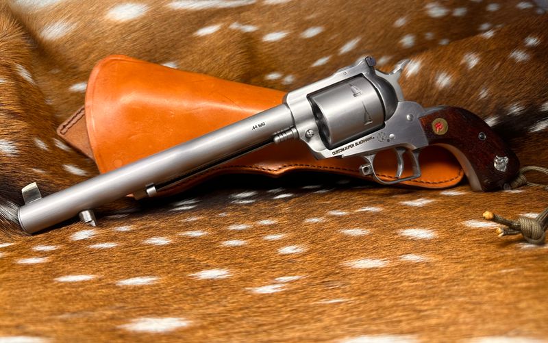 Custom Ruger New Model Super Blackhawk .44mag Revolver with Holster