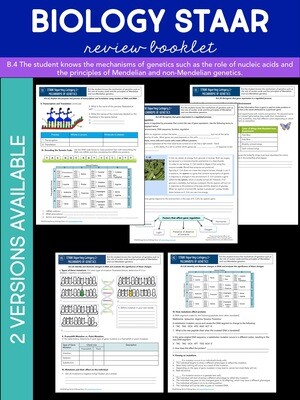STAAR Biology Review BUNDLE Categories 1-5 - Store - Biology Roots