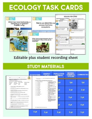 Ecology Unit Bundle - Store - Biology Roots