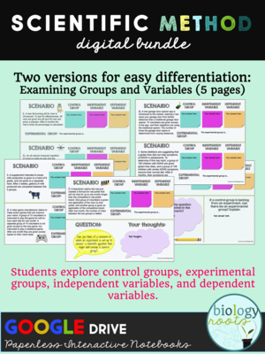 Scientific Method Digital Notebook - Store - Biology Roots