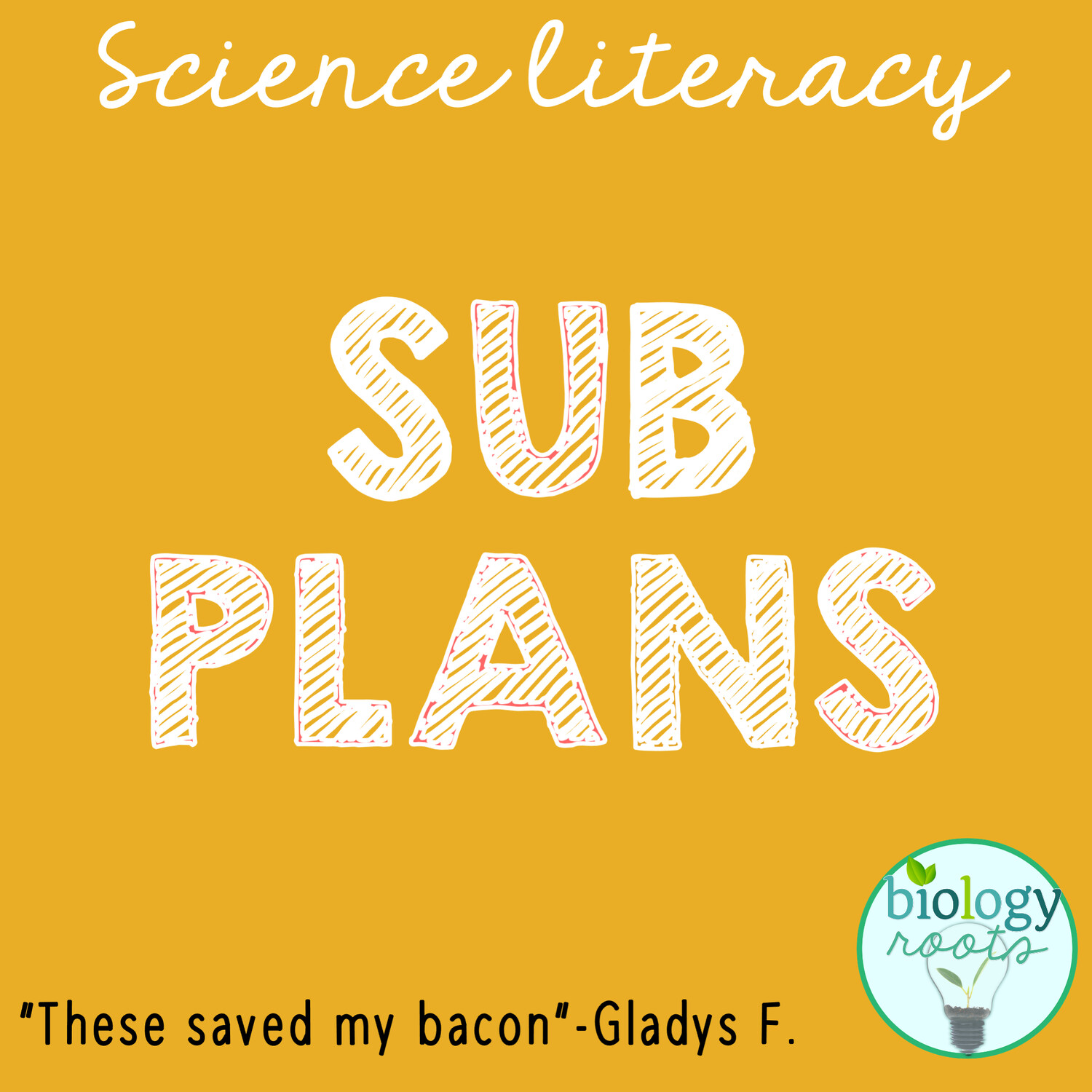 Substitute Lesson Plans - Store - Biology Roots
