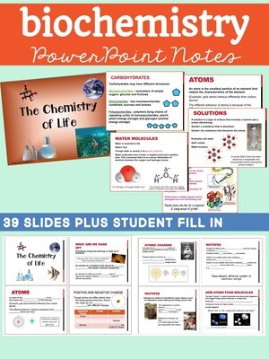 Biochemistry Activity Package- supports digital - Store - Biology Roots