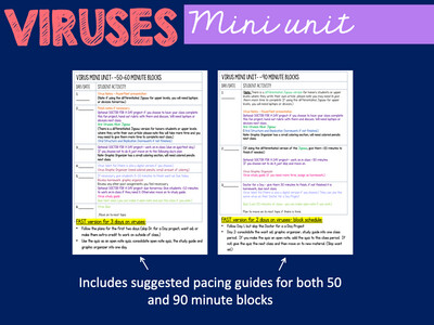 Viruses Mini Unit - Store - Biology Roots