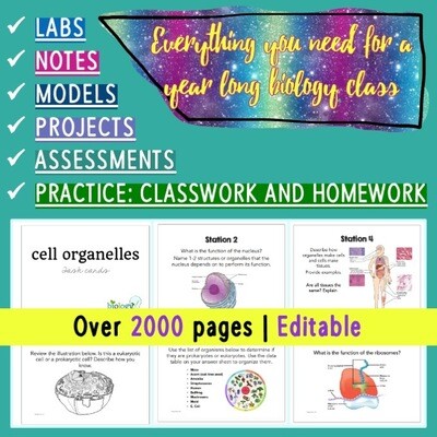 No Prep Year Long Biology Curriculum - Store - Biology Roots