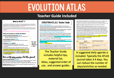 Evolution NGSS Inquiry ATLAS Journal - Store - Biology Roots