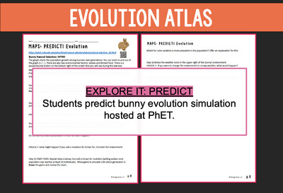 Evolution NGSS Inquiry ATLAS Journal - Store - Biology Roots