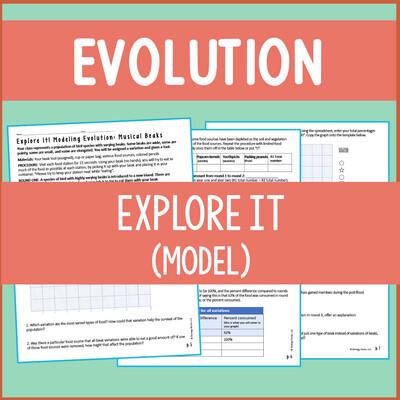 Evolution NGSS Inquiry ATLAS Journal - Store - Biology Roots
