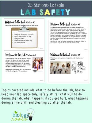 Lab Safety Stations - Store - Biology Roots