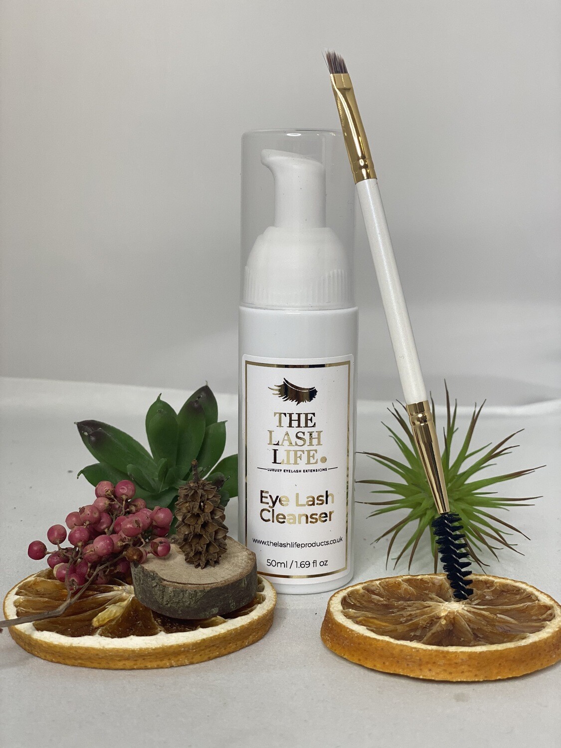 Eyelash Cleanser and Cleansing Brush