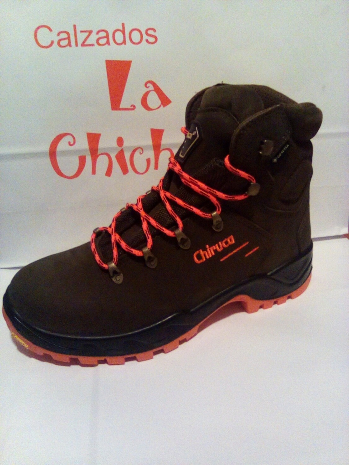 BOTA CHIRUCA GAME HI VIS 08 GORE-TEX VERDE/NARANJA
