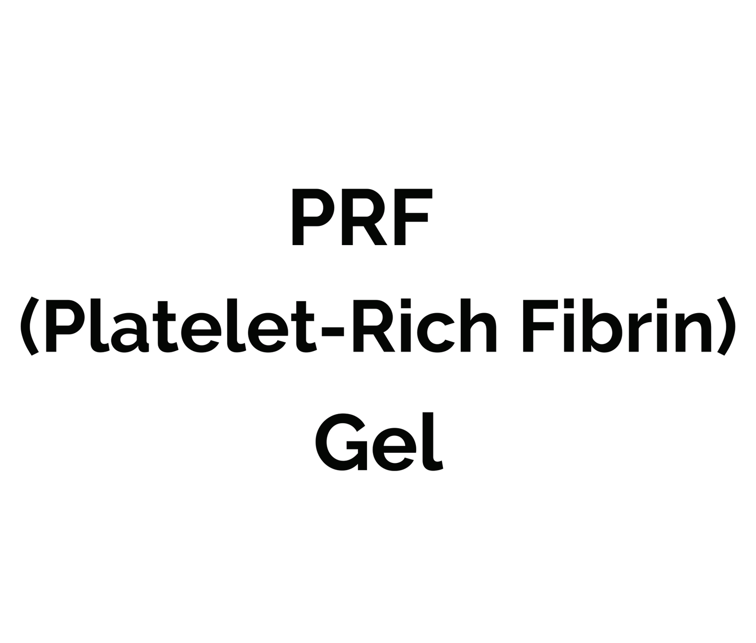 PRF (Platelet-Rich Fibrin) Gel - Package of 3