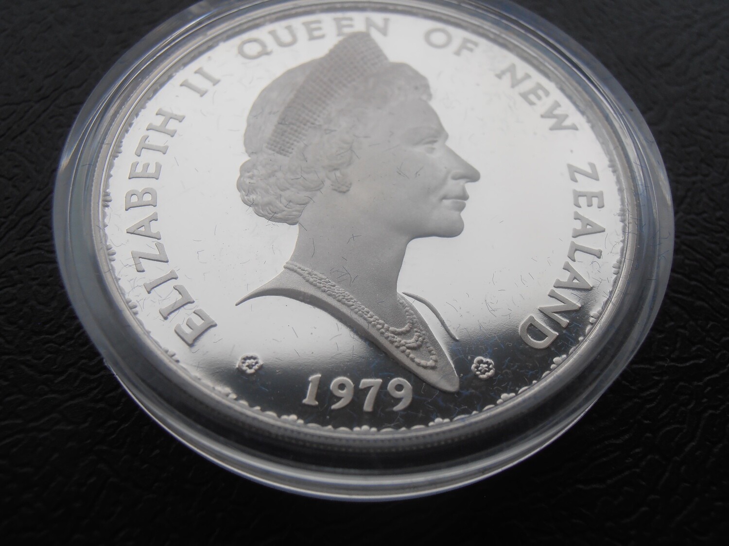 New Zealand 1 Dollar Silver Proof - 1979 (New Zealand Coat of Arms)