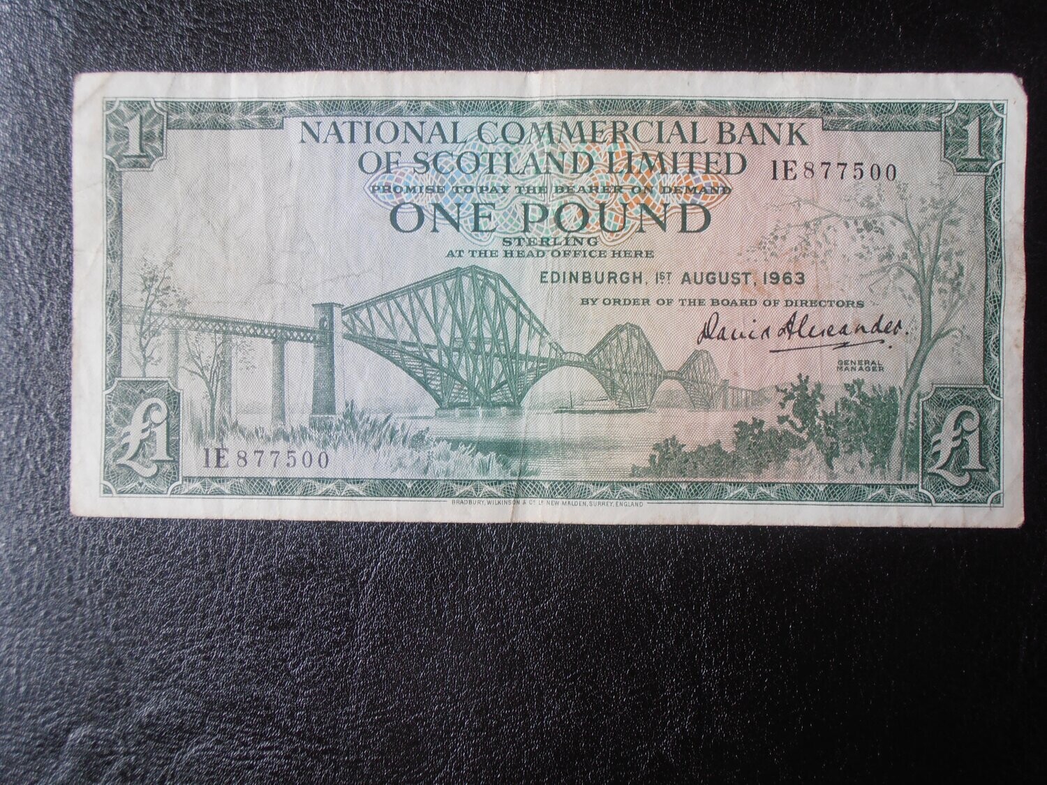 National Commercial Bank £1 - 1963