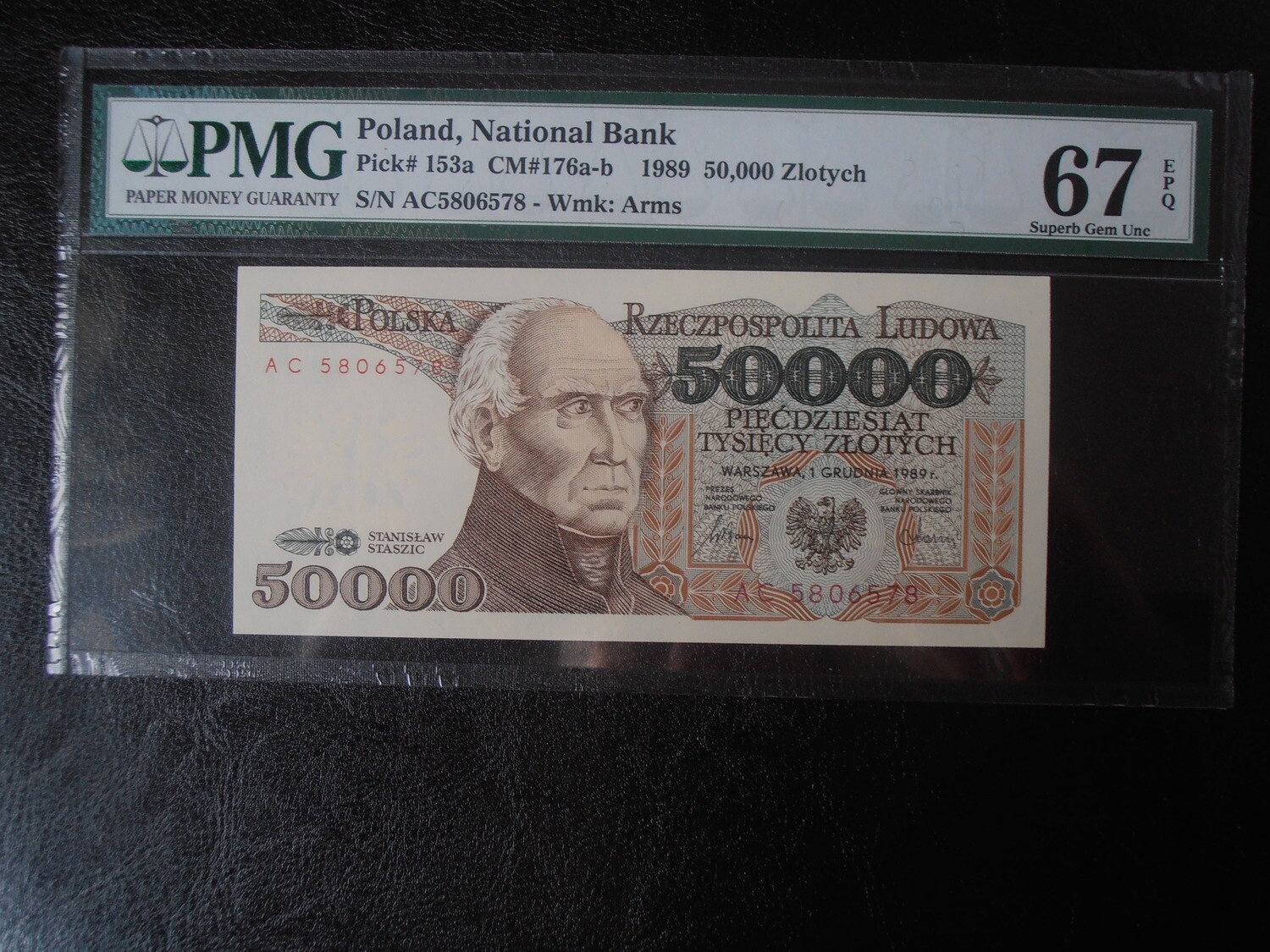Poland 50000 Zlotych - 1989