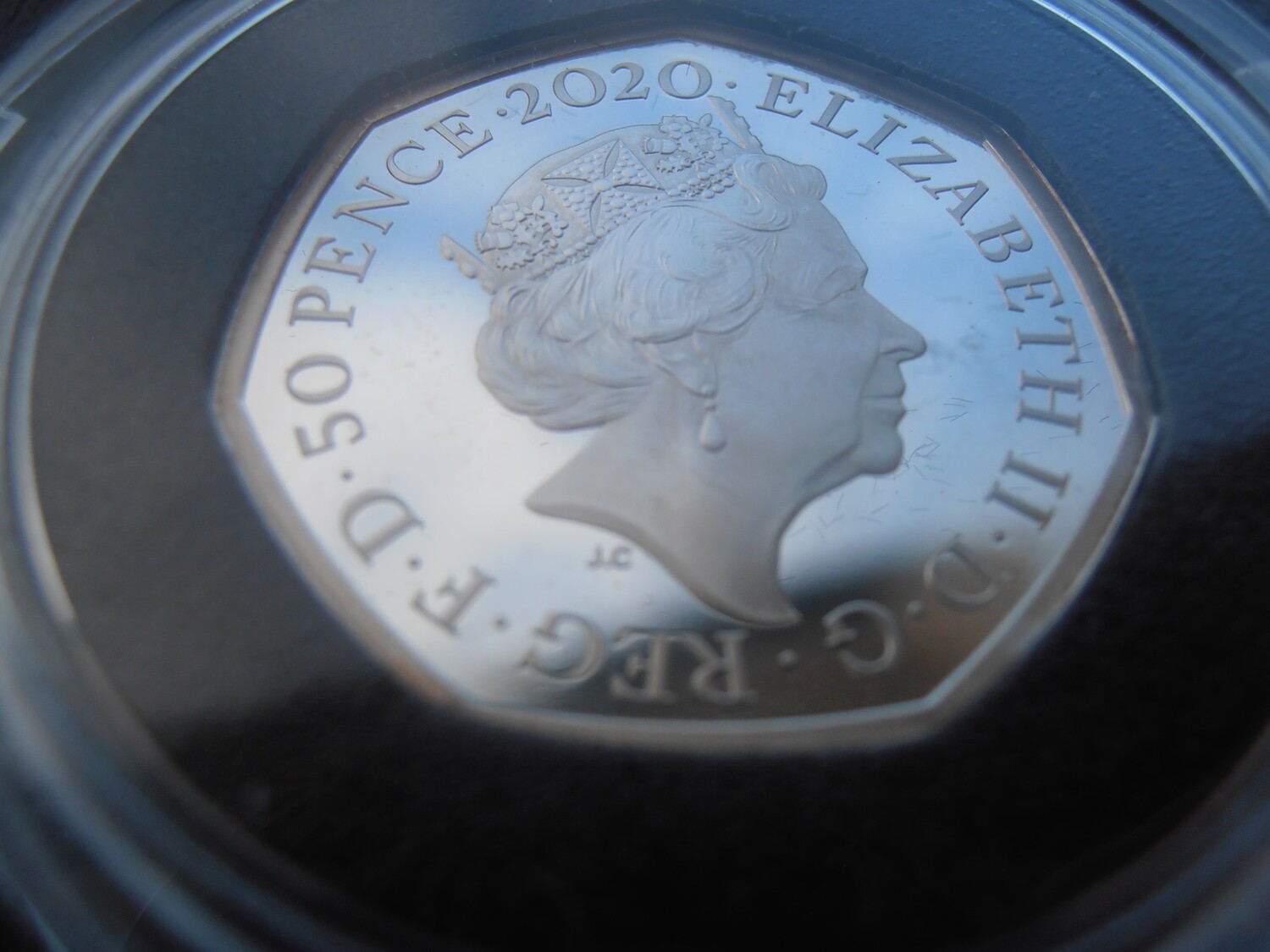 2020 - Brexit Silver Proof Fifty Pence