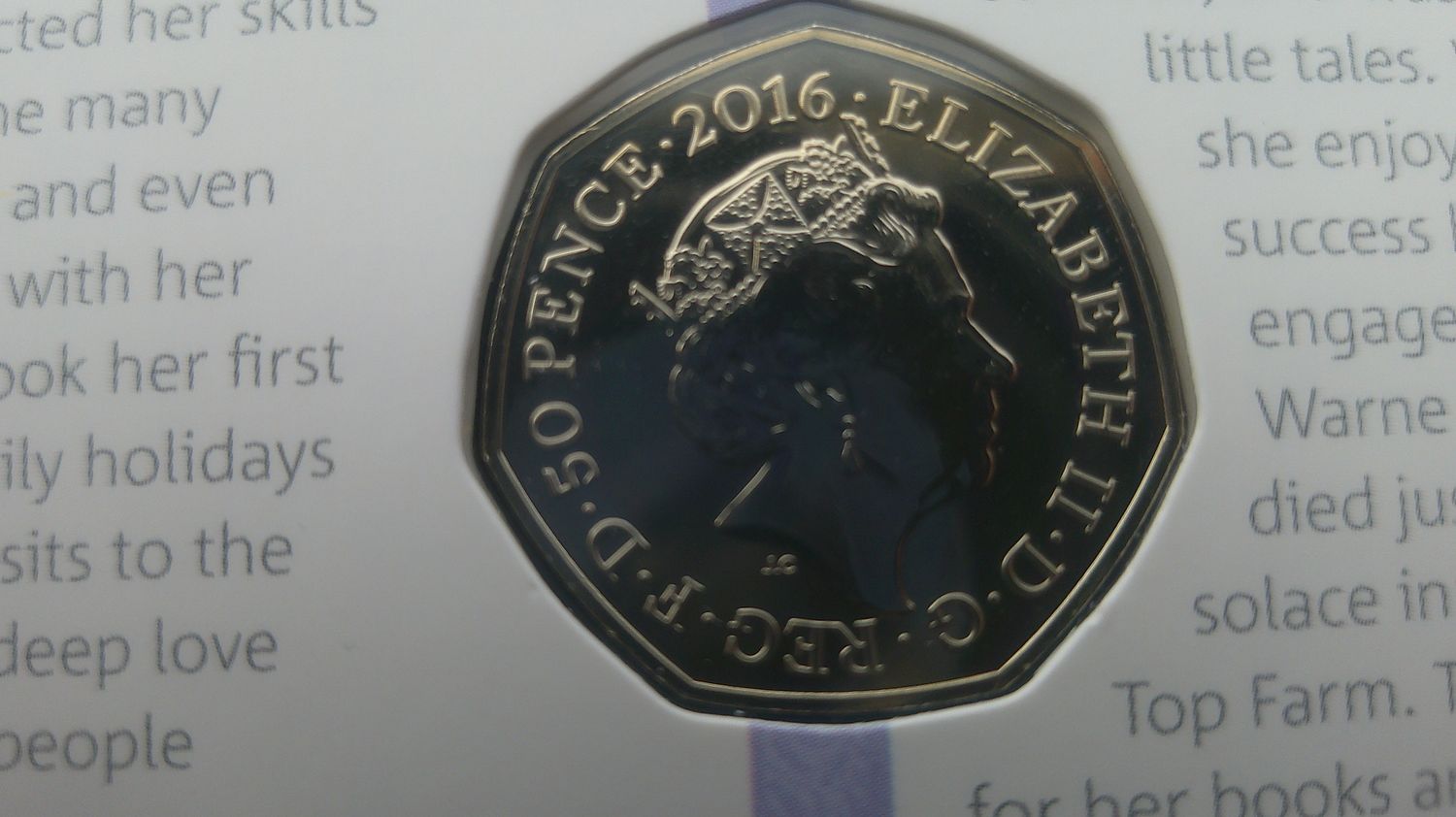 2016 - Fifty Pence (Jemima Puddle-Duck)