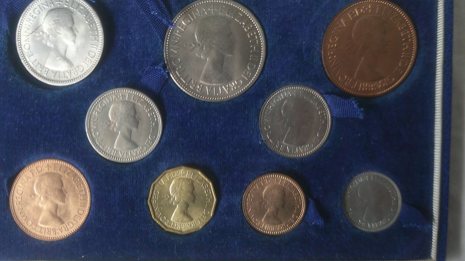 1953 - Mint Set in L.A. Hoskins Blue Box