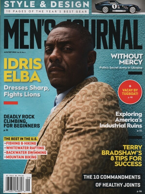 Men's Journal Magazine #9 Idris Elba