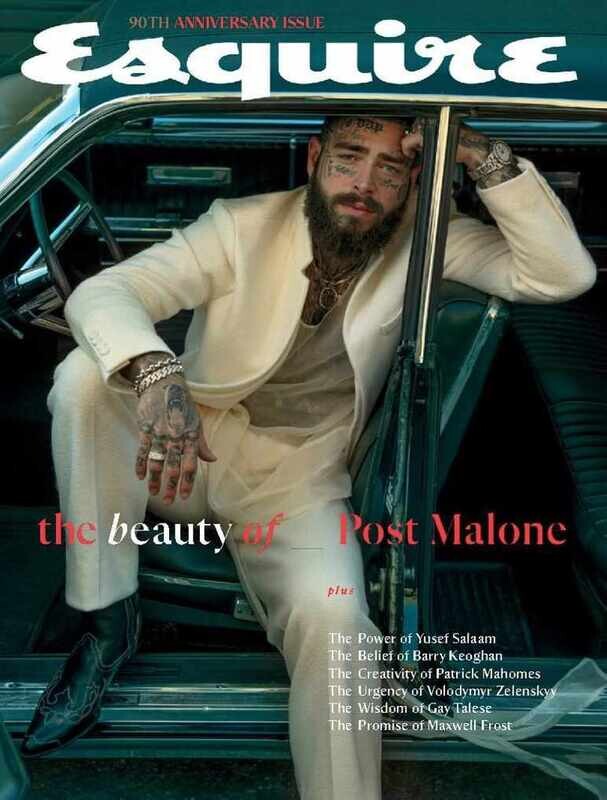 Inmate Magazines | Post Malone: Esquire Magazine 2023 Vol. 180