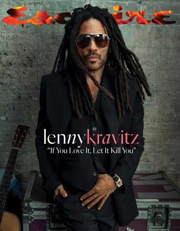 Inmate Magazines | Esquire Magazine Winter 2023/2024 Lenny Kravitz