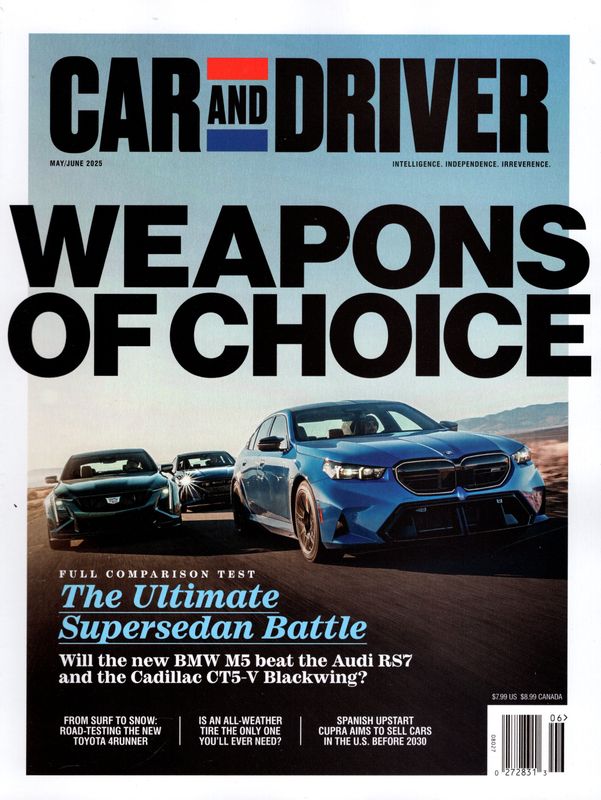 Magazines for inmates | Car and Driver Magazine May/June 2025