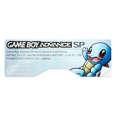 Game Boy Advance SP Stickers & Labels