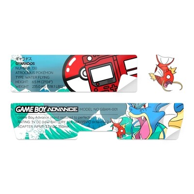 Game Boy Advance Stickers & Labels