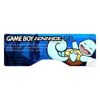 Game Boy Advance SP Stickers & Labels