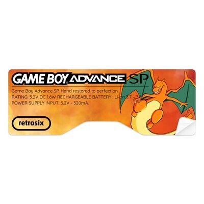 Game Boy Advance SP Stickers & Labels