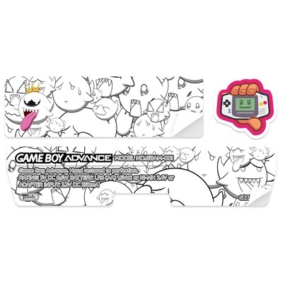 Game Boy Advance Stickers & Labels