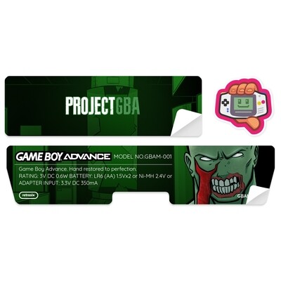 Game Boy Advance Stickers & Labels