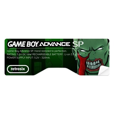 Game Boy Advance SP Stickers & Labels