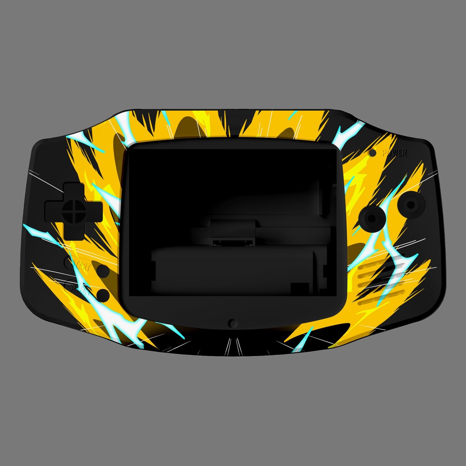 Game Boy Advance Shell (Clear Black)