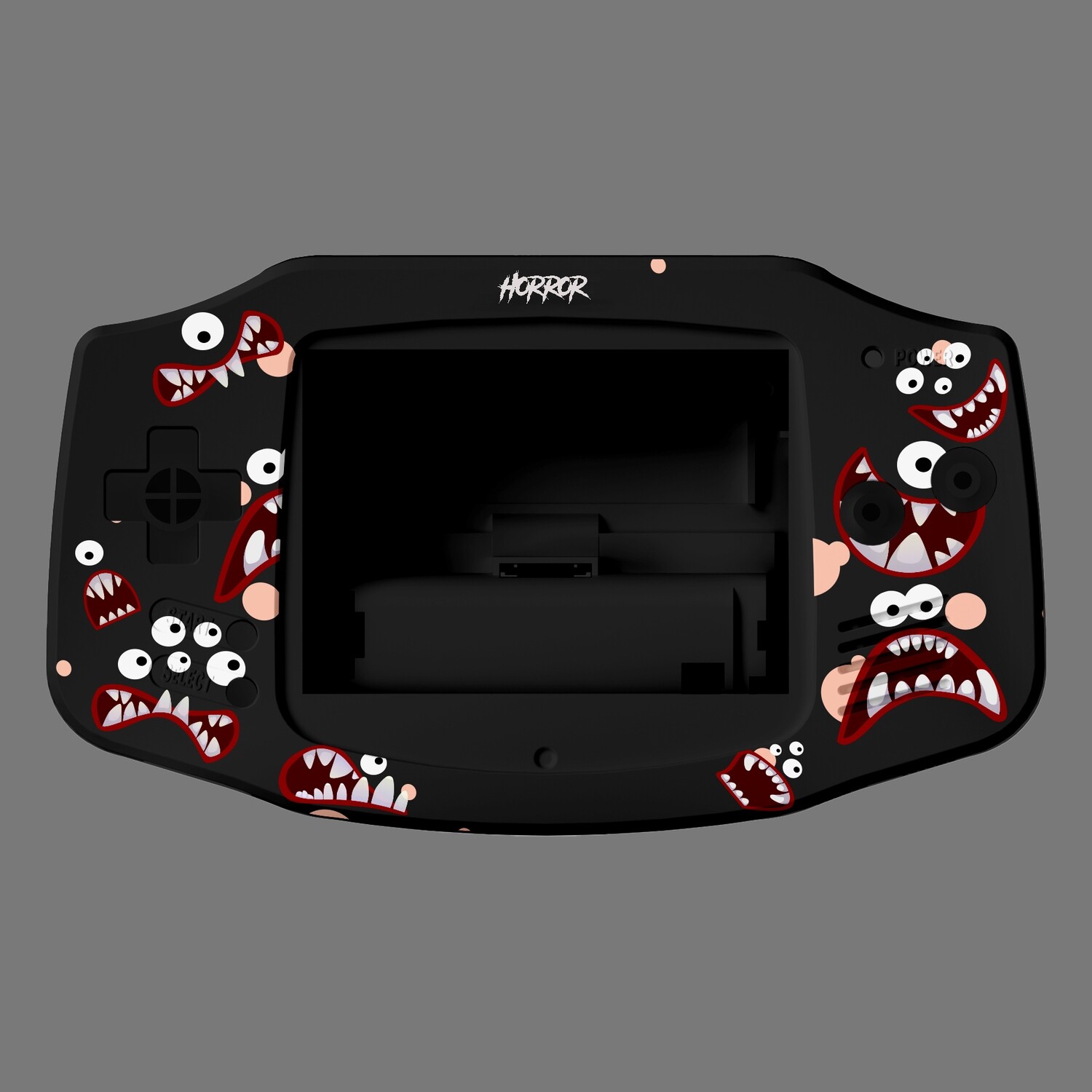 Game Boy Advance Shell (Clear Black)