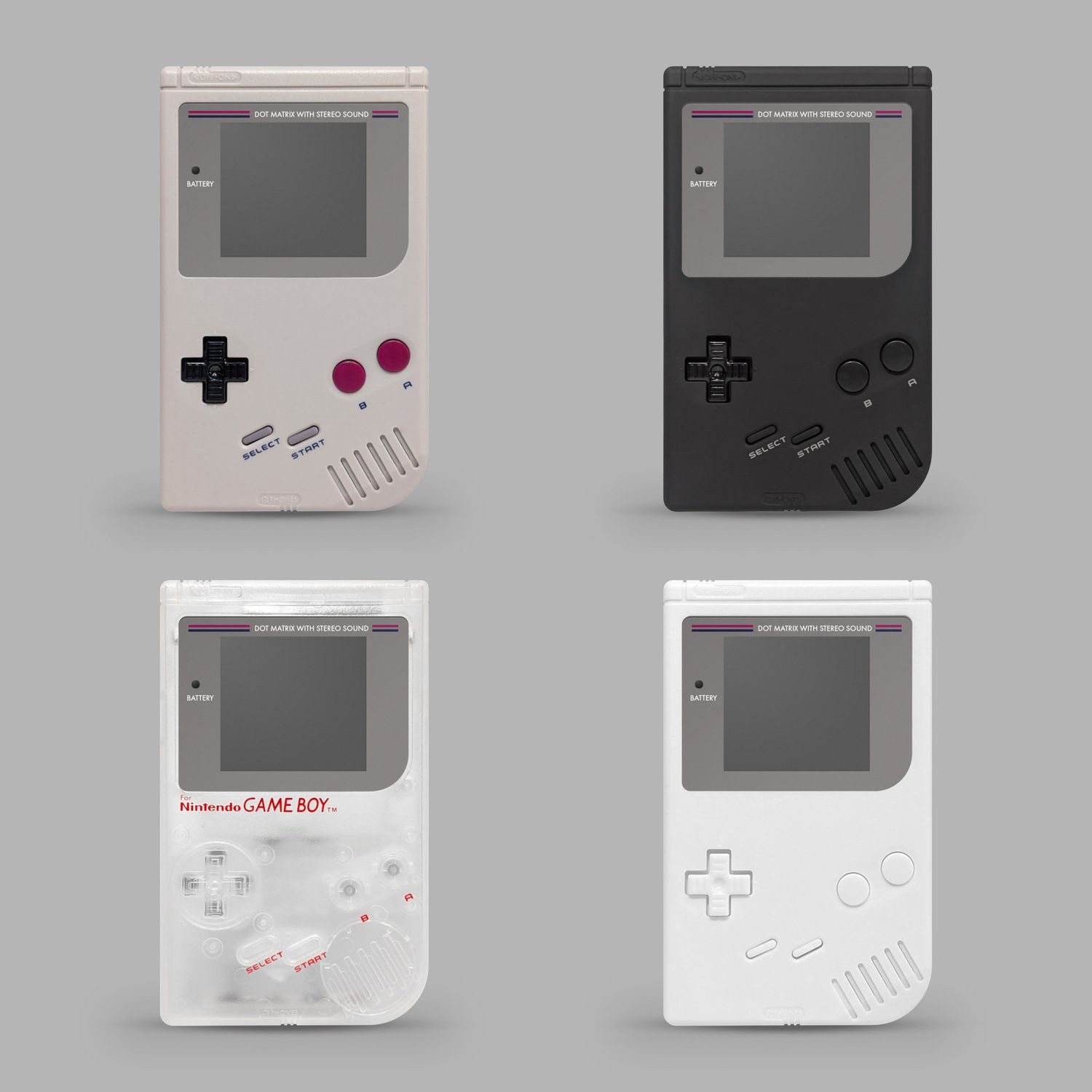 Game Boy Original Shell Kit (Original Grey)