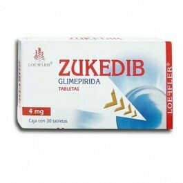 Zukedib 4mg oral 30 Tabletas