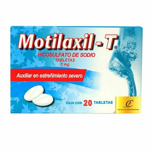 Motilaxil-T oral 20 Tabletas