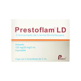 Prestoflam LD Solución Inyectable 4 ampolletas