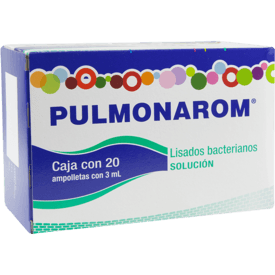 Pulmonarom Solución oral 20 ampolletas